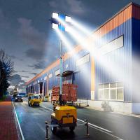 China Construction Movable Diesel Light Tower 9m High Mast Telescopic Diesel Light Tower Trailer Light Tower for sale