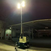 China Diesel Light Tower Luminous Flux 210000LM Outdoor Light Tower LED Mobile Light Tower for sale