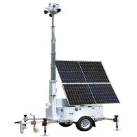 China Multifunction Solar Light Tower CCTV Camera Tower Surveillance Live Footage Mobile Solar Light Tower for sale