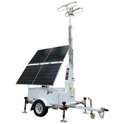 China Affordable Solar Light Tower Working Temp -20℃~50℃ Integrated LED Lighting Event Venues Outdoor Light Tower for sale