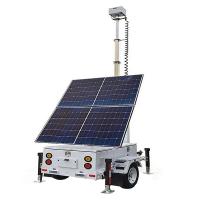 China CE-Certified Mobile Light Tower Solar Photovoltaic Panels LED Light Tower Generator Industrial Light Tower for sale