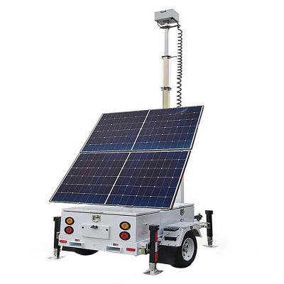 China CE-Certified Mobile Light Tower Solar Photovoltaic Panels LED Light Tower Generator Industrial Light Tower for sale