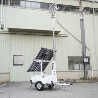 China Affordable Solar Light Tower Working Temp -20℃~50℃ Integrated LED Lighting Event Venues Outdoor Light Tower for sale