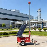 China Eco-friendly Solar Powered Lighting Towers Night Airport Lighting Solar Surveillance Tower for sale