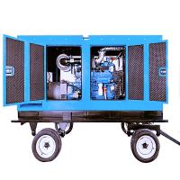 China 150 kva Silent Diesel Generator Set With Wheels for Robust Power and Mobility for sale