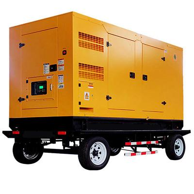China 50HZ Silent Diesel Generator for Commercial Buildings with Mobile Power Solution for sale