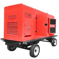 China Trailer Mounted Diesel AC Generator Industrial Diesel Generator Set  Water Cooled Diesel Generator for sale