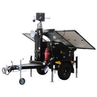 China Solar Powered Portable Light Towers Disaster Relief Operations High Efficiency Mobile LED Light Tower for sale