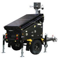 China Portable Solar Light Tower Remote Connectivity 4G/5G Outdoor Light Tower Solar LED Lighting Tower for sale