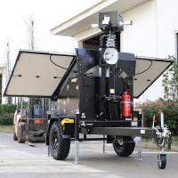 China Solar Powered Portable Light Towers Disaster Relief Operations High Efficiency Mobile LED Light Tower for sale