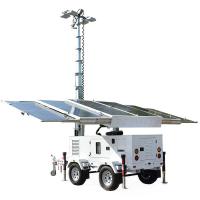 China Solar Light Tower Working Temperature -20℃-60℃ Mobile Lighting Tower Hydraulic Light Tower for sale
