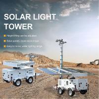 China Solar Mobile Tower Light Temporary Medical Stations Sustainable Lighting Outdoor Light Tower for sale