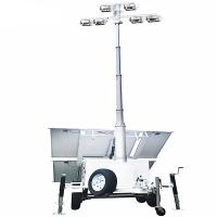 China Zero Emissions Solar Mobile Tower Light Emergency Response Scenes Solar Light Tower Manufacturer for sale