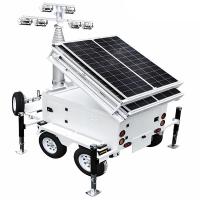 China Emergency Light Tower Nighttime Repairs Solar Mobile Tower Light Portable Industrial Light Tower for sale