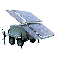 China IP65 Rated Waterproof Solar LED Light Tower Outdoor Events Automatic Controls Hydraulic Light Tower for sale
