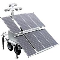 China Commercial Mobile Lighting Tower Rotating Surveillance Camera Portable Solar Light Tower Rental for sale