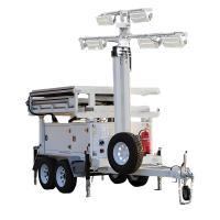 China Emergency Light Tower Nighttime Repairs Solar Mobile Tower Light Portable Industrial Light Tower for sale
