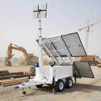 China Zero Emissions Solar Mobile Tower Light Emergency Response Scenes Solar Light Tower Manufacturer for sale
