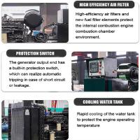China Open Frame Durability Diesel Engine Generator Set Towable Diesel Generator Small Diesel Generator for sale