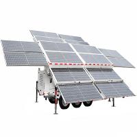 China Quick Deployment Foldable Design Solar Lighting Towers Eco Friendly Both Portable Outdoor Light Tower for sale