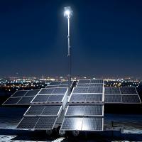 China Cheap Affordable Solar Light Tower Large Scale Infrastructure Projects Mobile Solar Light Tower for sale