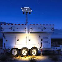 China Cheap Affordable Solar Light Tower Large Scale Infrastructure Projects Mobile Solar Light Tower for sale