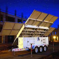 China Cheap Affordable Solar Light Tower Large Scale Infrastructure Projects Mobile Solar Light Tower for sale