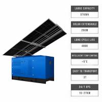 China Solar Diesel Hybrid Power Generator Set 50Hz Frequency Environmentally Friendly Solar Panel Diesel Generator for sale