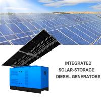 China Reliability Solar Panels With Diesel Generator Remote Areas Silent Type Mobile Diesel Generator Set for sale