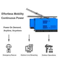 China Reliability Solar Panels With Diesel Generator Remote Areas Silent Type Mobile Diesel Generator Set for sale