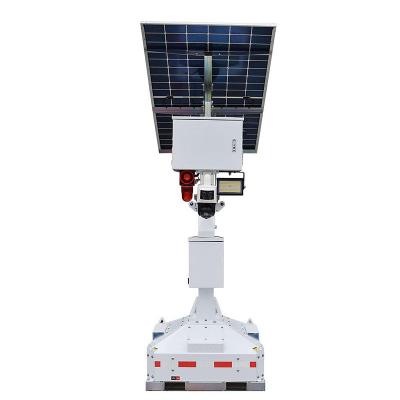 China Affordable Solar Light Tower With Integrated Alarm System Telescopic Light Tower Mobile Solar Light Tower for sale