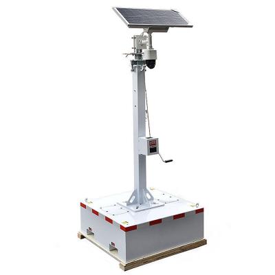 China Deployment Exactly Solar Powered Portable Light Tower Telescopic Compact Solar Lighting Tower for sale