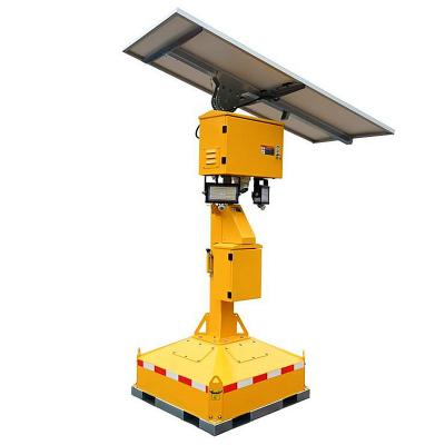 China Zero Emissions Portable Solar Light Towers Industrial  Area Lighting Small Solar Light Tower for sale