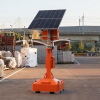 China Renewable Solar Energy Light Tower Surveillance Tower with CCTV Camera Mobile Solar Light Tower for sale