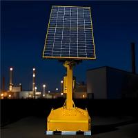 China Zero Emissions Portable Solar Light Towers Industrial  Area Lighting Small Solar Light Tower for sale