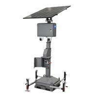 China Solar Surveillance Light Tower High Efficiency LED Mobile Light Tower Eco friendly Solar Powered Light Tower for sale