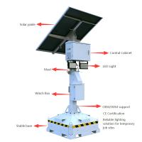 China Eco Friendly Portable Solar Light Tower Generator Zero Emissions Towable Solar Light Tower for sale