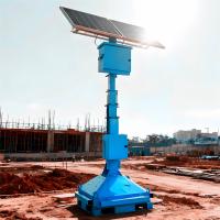 China Easy Relocation Solar Light Tower Reliable Lightingsolution Accident Scenes Mobile Lighting Towers for sale
