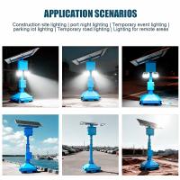China Easy Relocation Solar Light Tower Reliable Lightingsolution Accident Scenes Mobile Lighting Towers for sale