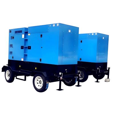 China Soundproof Diesel Engine Generator Set Rated Voltage 220V 380V Commercial Silent Portable Diesel Generator for sale