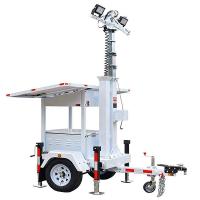 China Surveillance Portable Industrial Light Tower Safe Illumination Equipment Corrosion Resistant Solar Light Tower for sale