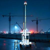 China Surveillance Portable Industrial Light Tower Safe Illumination Equipment Corrosion Resistant Solar Light Tower for sale