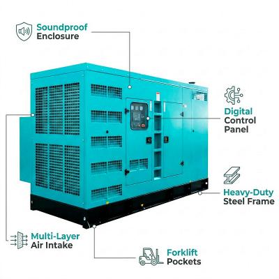 China Silent Diesel Generator Energy Saving Economical Reliable Stable Power Quality Diesel Engine Generator Set for sale