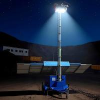 China Customized LOGO Colors Emergency Light Tower Straightforward Operation Solar Lighting Towers Portable Light Tower for sale
