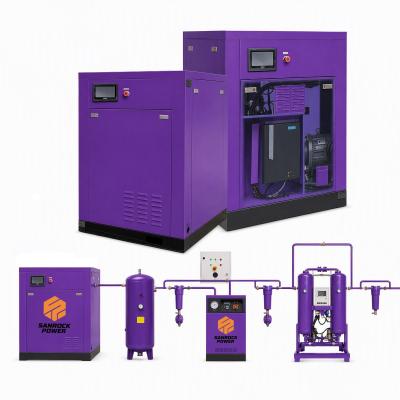 China Industrial Air Compressor Intelligent Control PM VSD Air Compressor Low Noise Screw Air Compressor Machine for sale