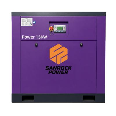 China Factory Workshops PM VSD Screw Air Compressor Discharge Pressure 6-8 bar Easy Maintenance Electric Air Compressor for sale
