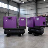 China Intelligent Touchscreen Control Portable Air Compressor 50HP High Utilization Laser Cutting Screw Air Compressor Manufacturer for sale