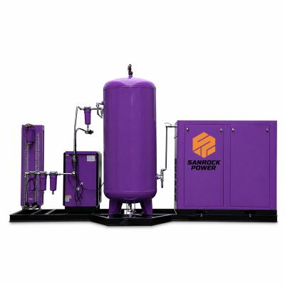 China Industrial Air Compressor Gas Storage Tank Volume 1m³  2m³ 3m³ 4m³  4 in 1 Integrated Screw Air Compressor for Laser Cutting for sale