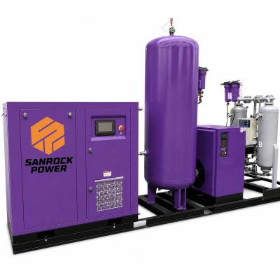 China Integrated Rotary Screw Air Compressor and Air Treatment Controlled Operating Costs Laser Cutting Air Compressor Machine for sale