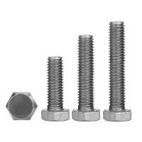 China Light Weight Pure Titanium TA2 Hex Head Bolt Corrosion Resistant Natural Finish for sale